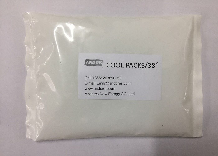 Organic PCM Engineered To Cold Gel Packs And Thaw At +100°F / +38°C